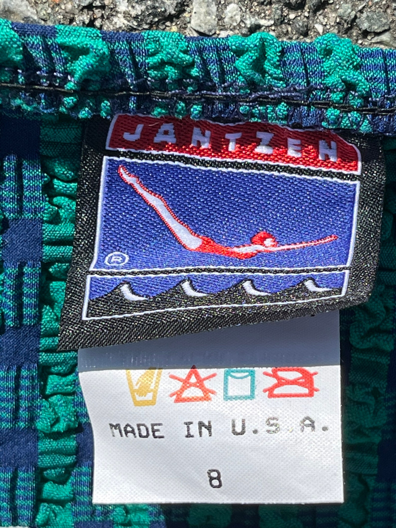 1990s Jantzen Bikini in Blue and Teal Gingham 90s Push-up - Etsy