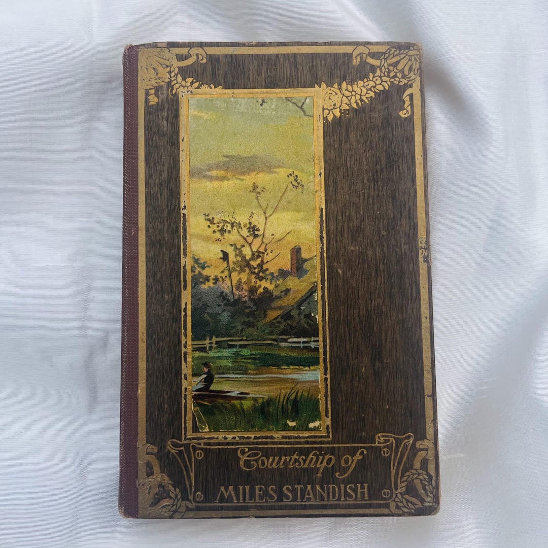 Antique the Courtship of Miles Standish by Henry Wadsworth Longfellow ...