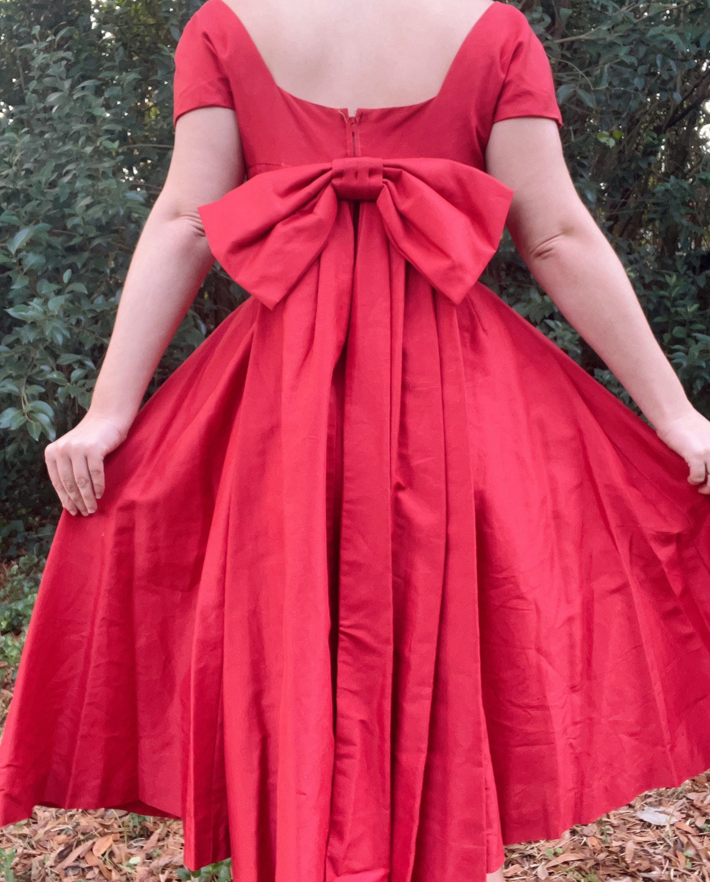 1950s Red Holiday Party Dress by Gigi Young 50s Christmas - Etsy