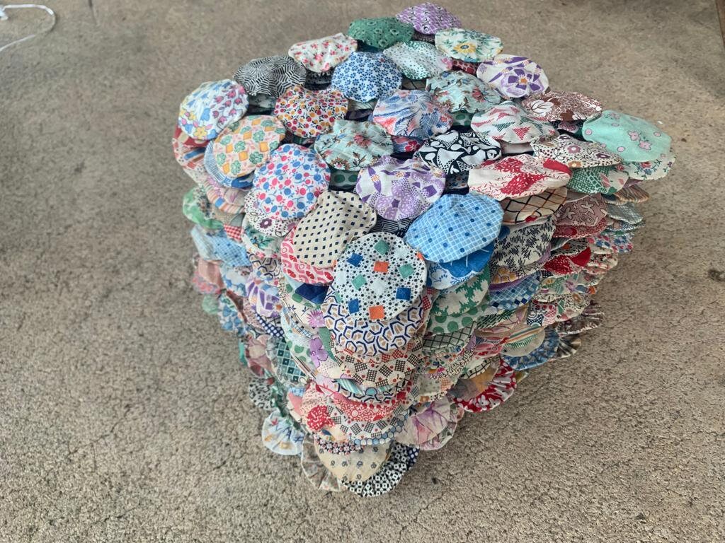 1930s Yo Yo Quilt Blocks 5x5 for Crafting or Decor - Etsy