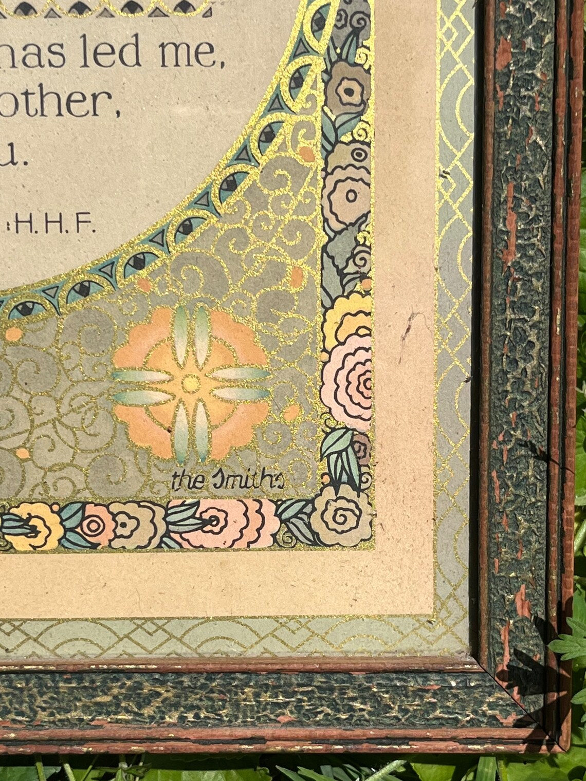 1930s Mother Poem 30s Art Deco Mother Motto Borin, Chicago Vintage ...