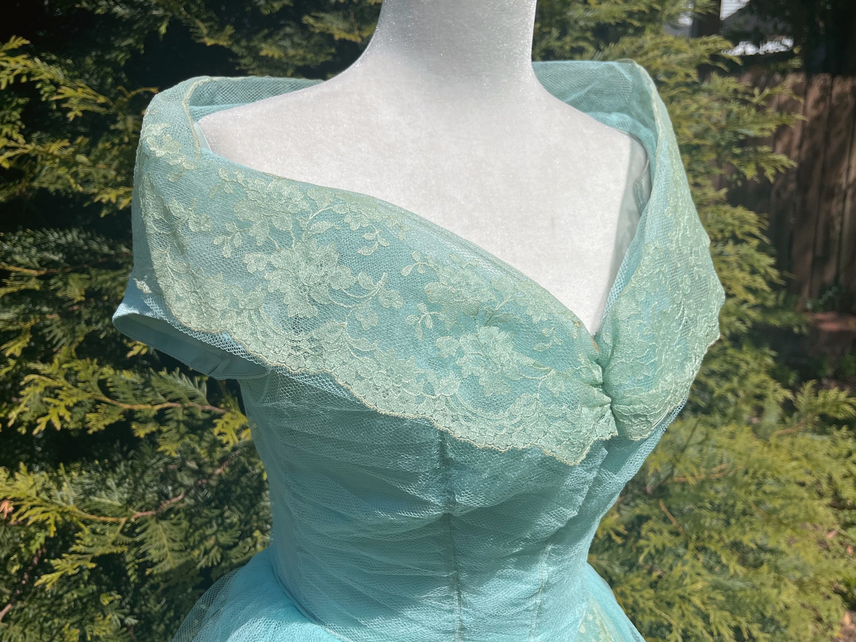1950s Blue Cupcake Prom Dress 50s Cinderella Gown - Etsy