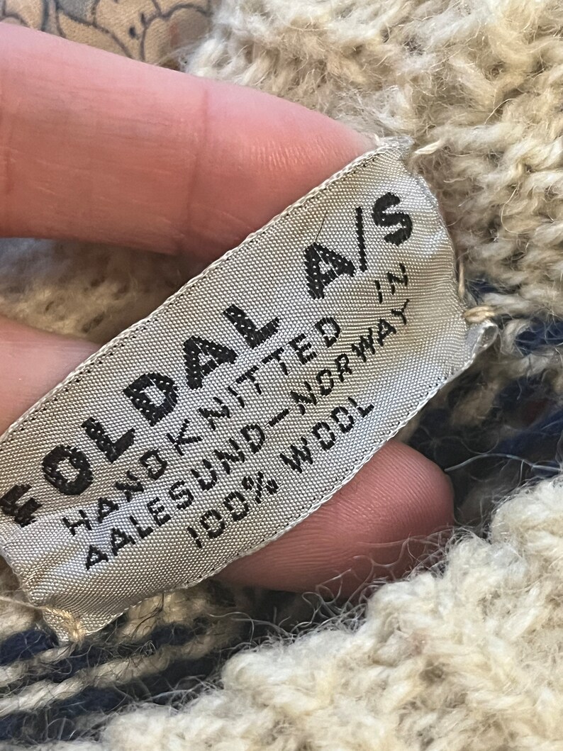 1960s Norwegian Wool Sweater by Foldal A/S - Etsy