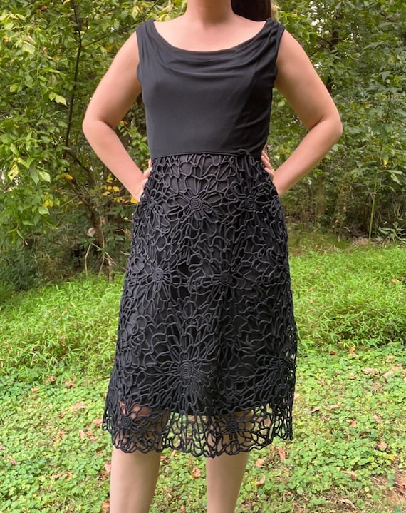 1960s Ceil Chapman for Miss Winston Little Black Dres… - Gem