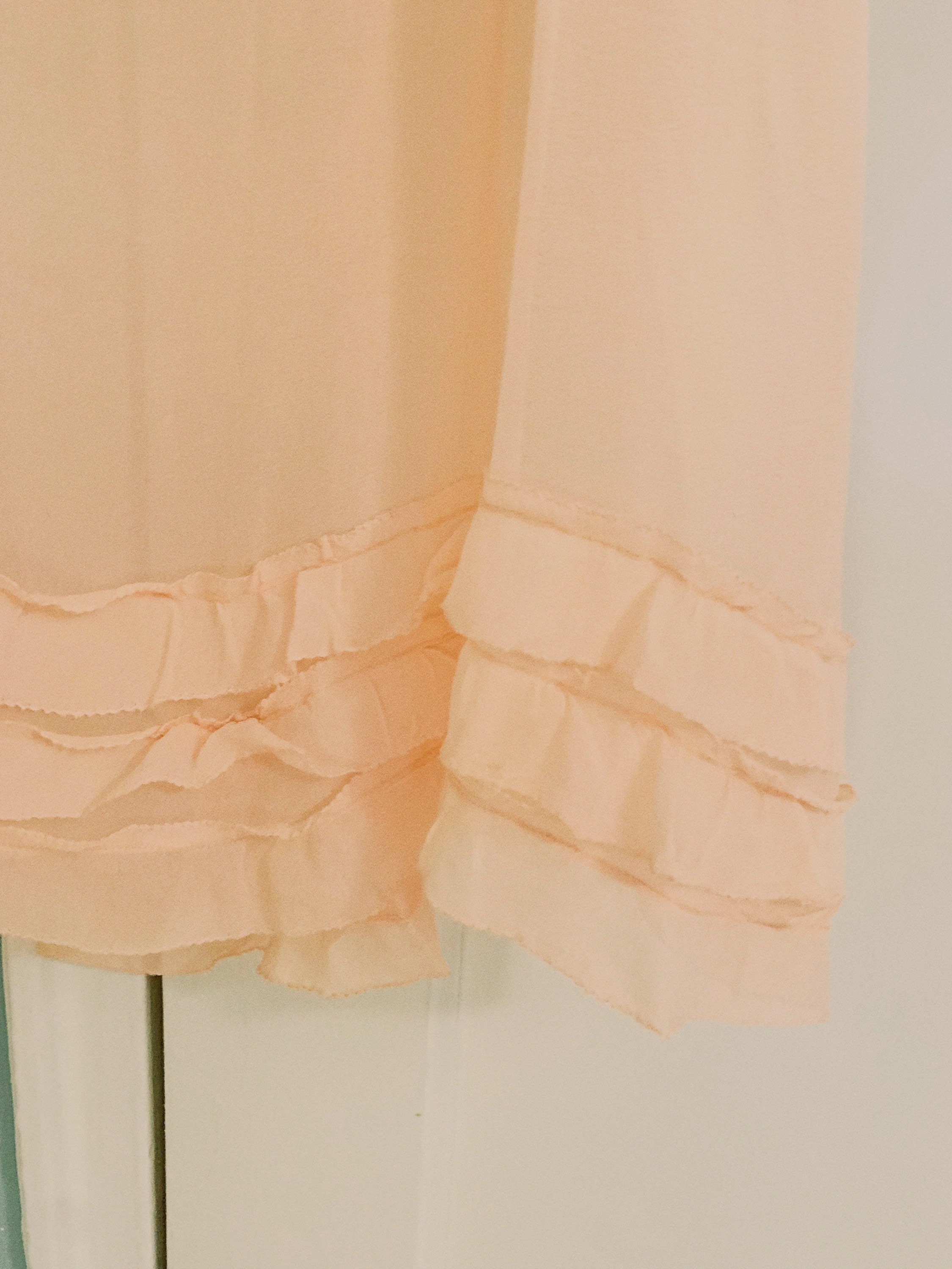 Antique 1920s Peachy Pink Chiffon Step in Teddy With Ruffles - Etsy