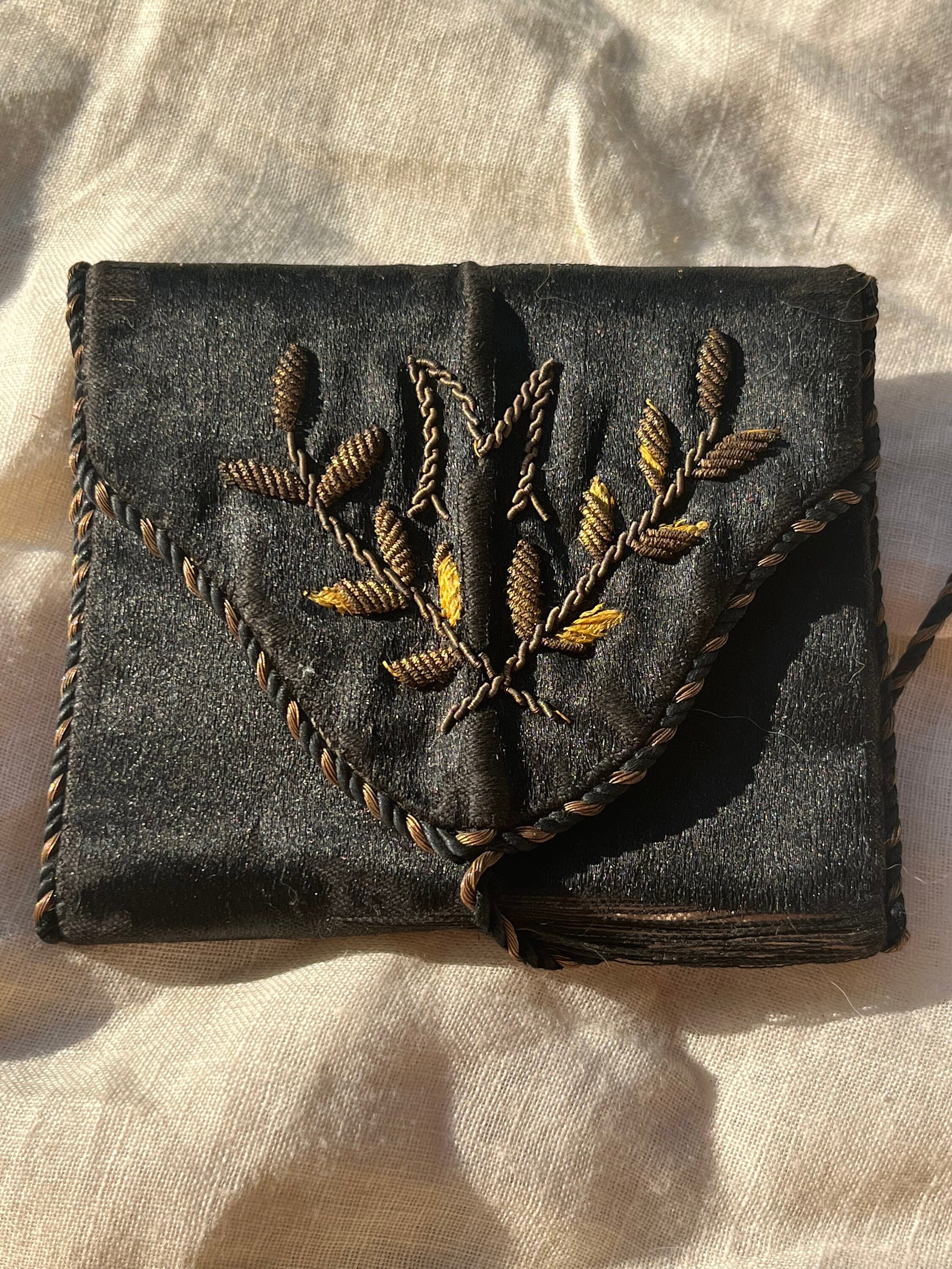 Antique 19th Century Foldable Wallet Billfold Envelope Edwardian or ...