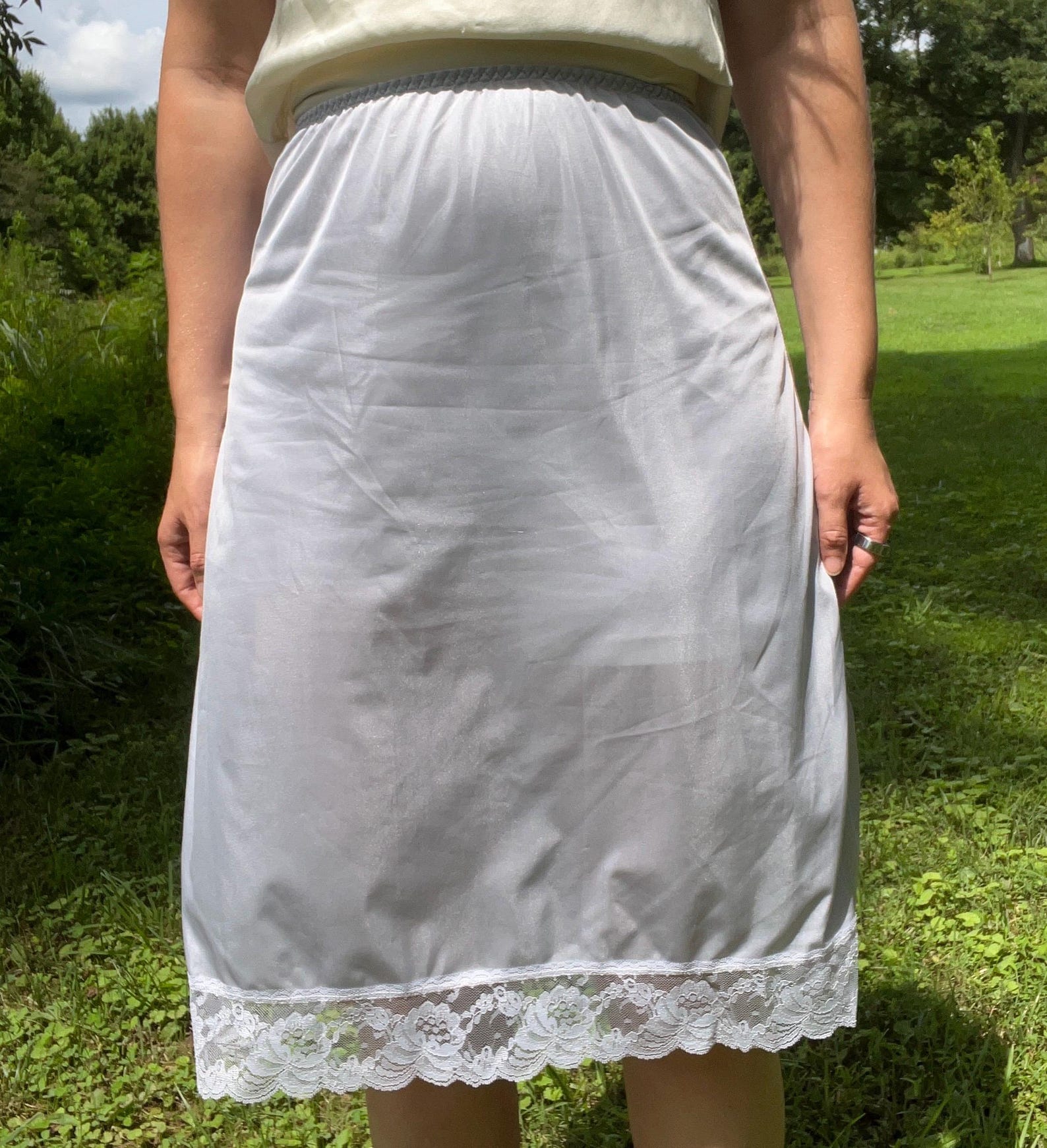 1970s Pale Purple Half Slip Skirt by Collectible Classics Periwinkle ...