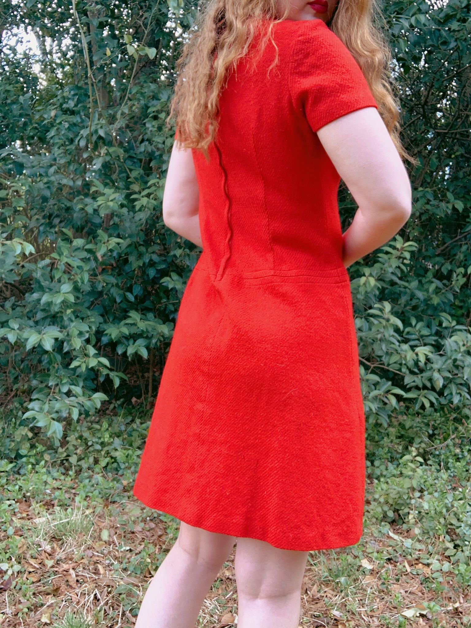 1960s Red Mod Dress by Cobbs Corner Limited Editions - Etsy