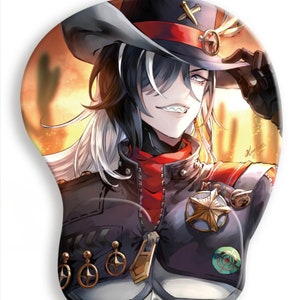 Boothill Ergonomic 3D Man Chest Mousepad Support Pad Gaming Pad Honkai ...