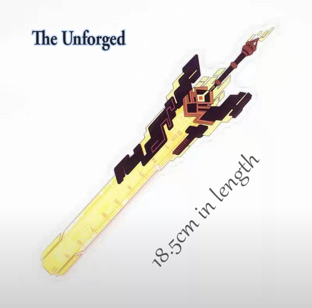 Genshin Impact Weapons Acrylic Rulers - Etsy Australia