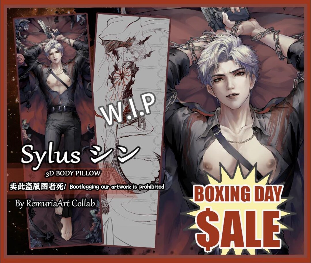 Sylus Body Pillow Abysm Sovereign Dragon Sylus Dakimakura Love and Deep ...