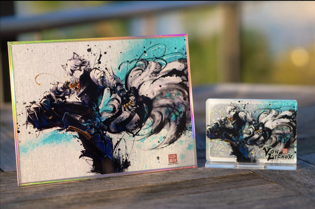 Von Lycaon Quick Sand Acrylic Standee Zenless Zone Zero ZZZ Fan Art ...