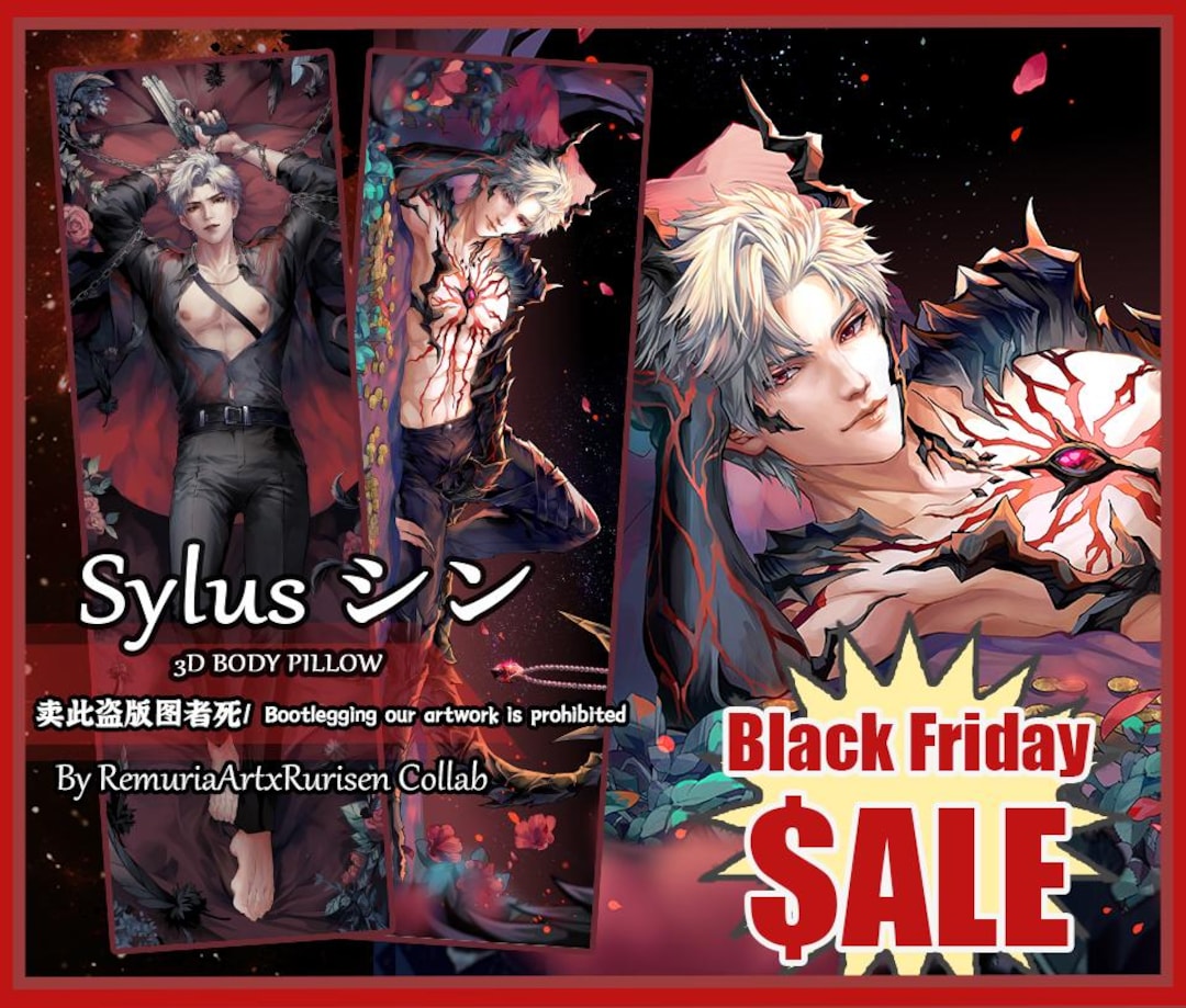 Sylus Body Pillow Abysm Sovereign Dragon Sylus Dakimakura Love and Deep ...