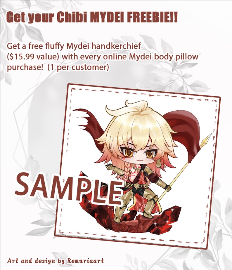 Mydeimos 4K Body Pillow Fan Made Fan Art Body Pillow Cover HSR Husbando ...