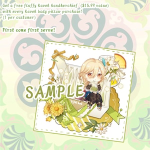 Kaveh Body Pillow Dakimakura Male Daki Sumeru Architect Genshin Impact ...