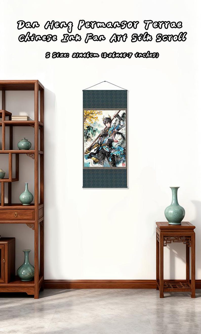 Dan Heng Permansor Terrae Fan Art Print Wallscroll Imbibitor Lunae Male ...
