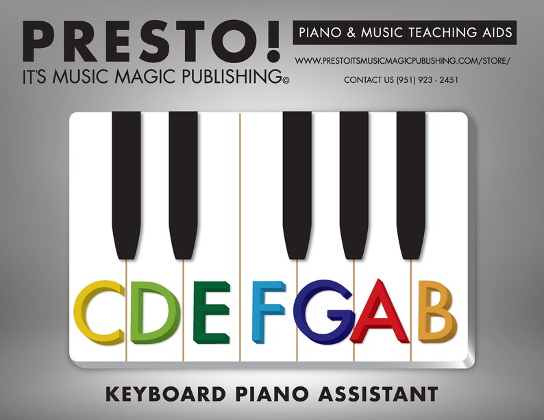 Presto's Piano Keyboard Assistant - Etsy