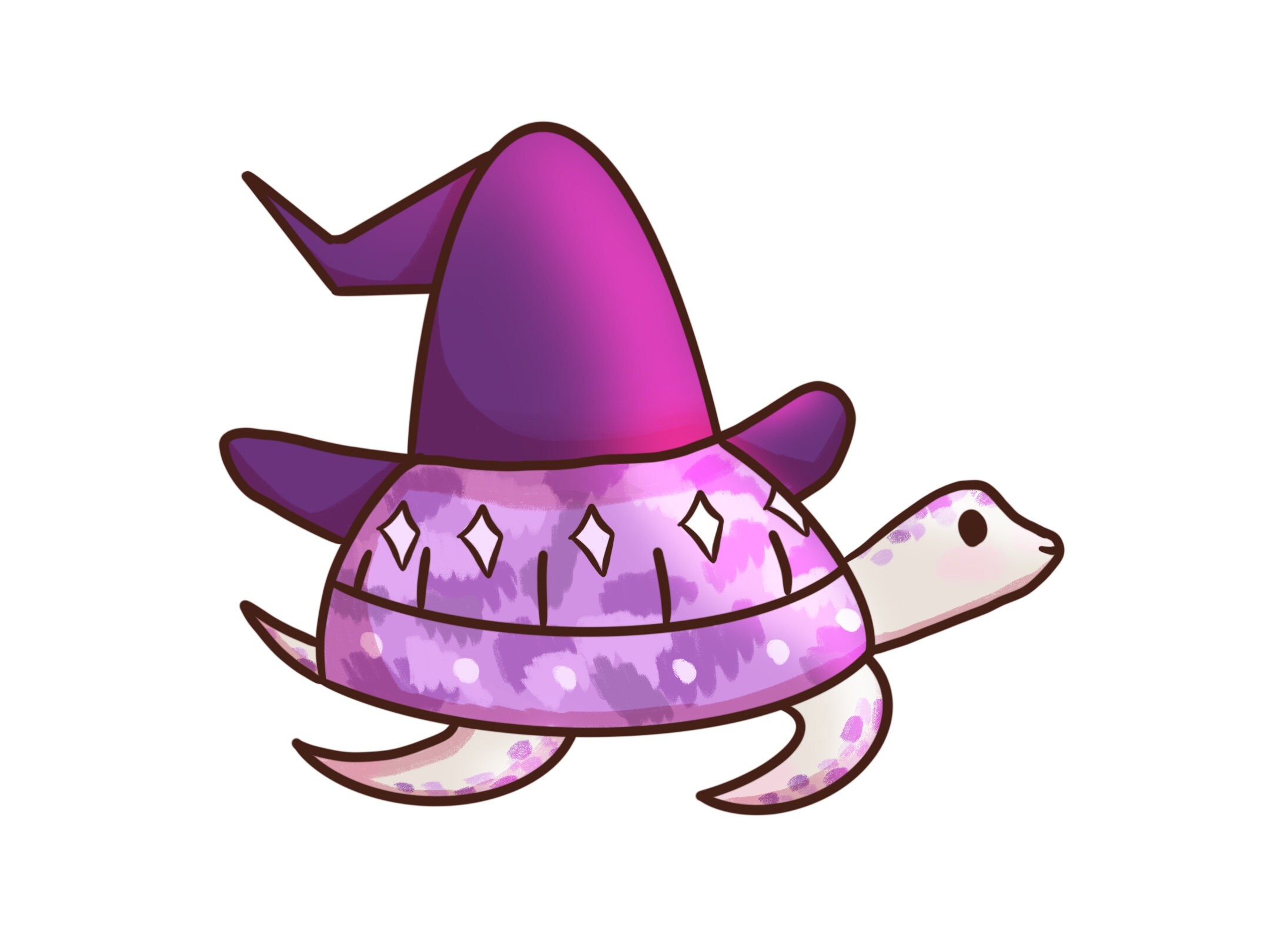 Turtles in Hats Set of 6 Vinyl Stickers - Etsy Canada