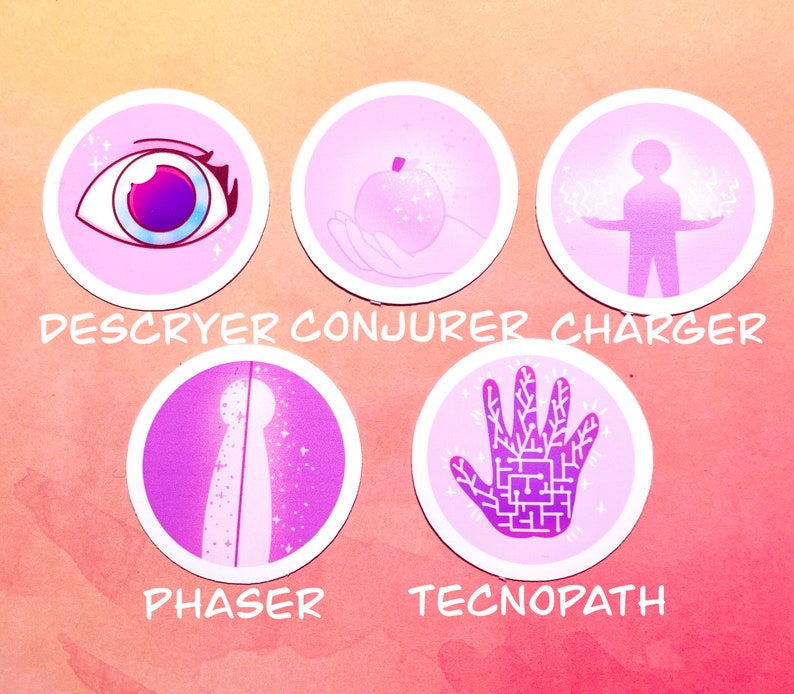 Kotlc Abilities Vinyl Stickers Set of 20 - Etsy Australia