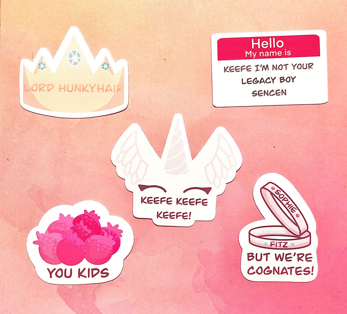 Keeper of the Lost Cities Inside Jokes Set of 5 Vinyl Stickers - Etsy