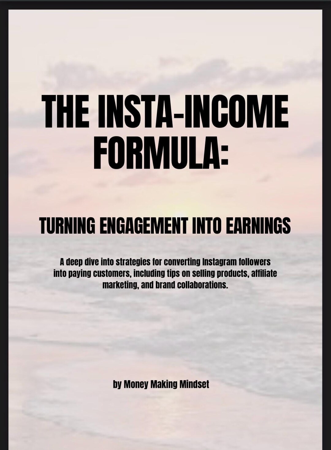 The Insta-income Formula: Turning Engagement Into Earnings - Etsy