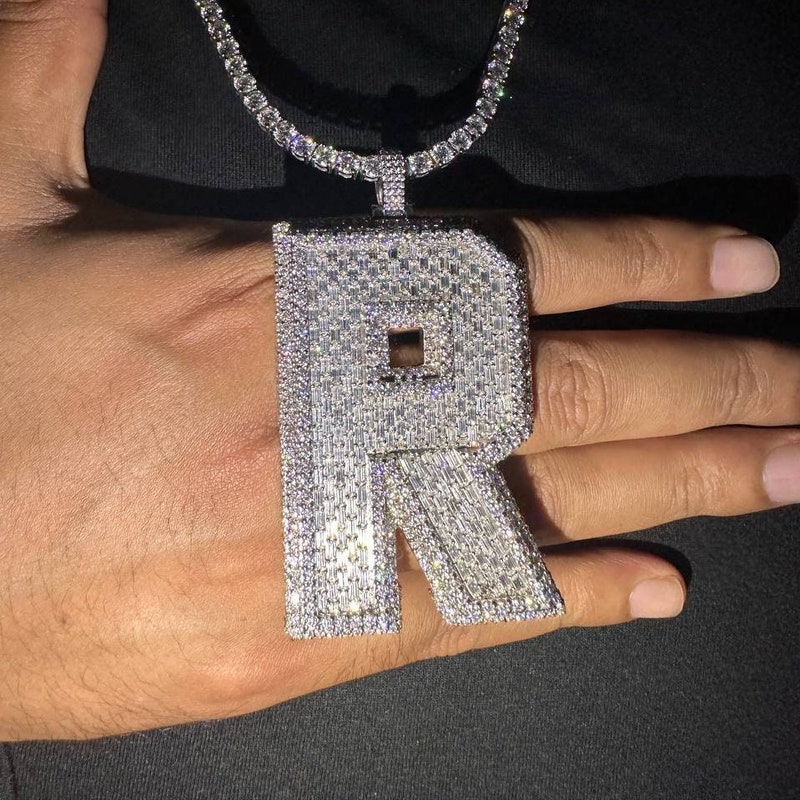 Letter Pendant - Etsy