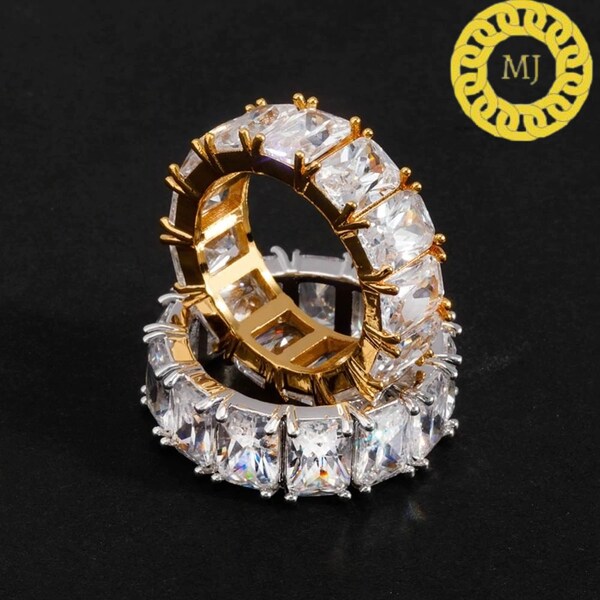 Vvs Iced Out Ring - Etsy