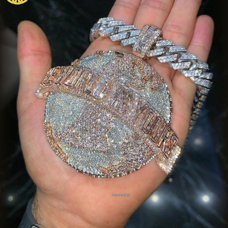 Fully Iced Out Pendents - Etsy
