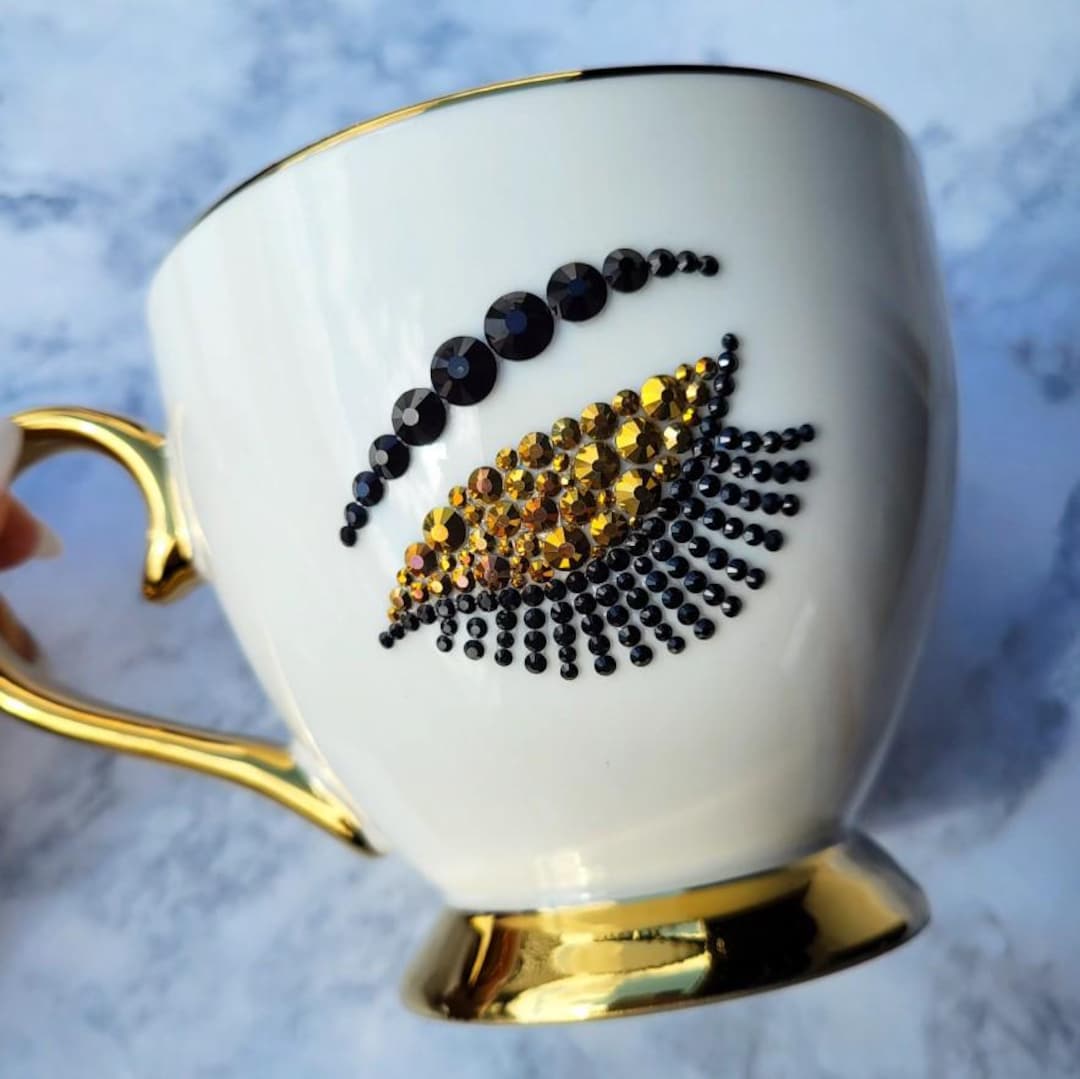 Personalized Mug Eye Eye Lashes Eyelashes Crystal Mug Gift Gift ...