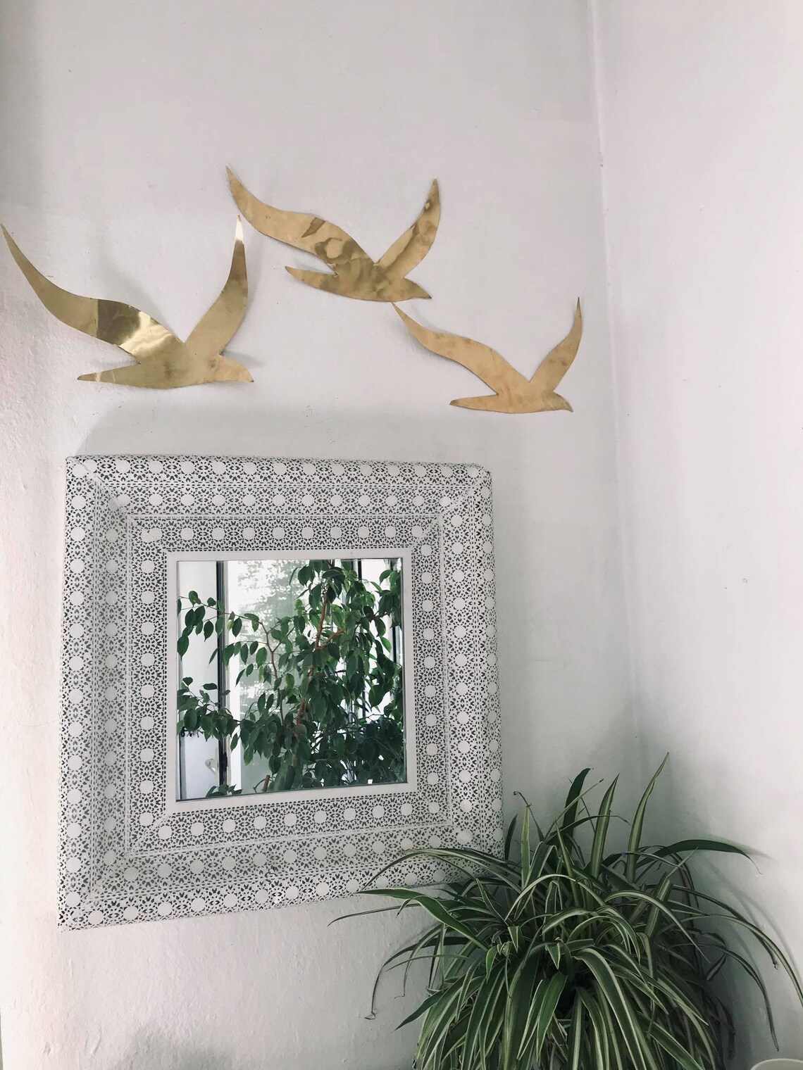 Brass Bird Wall Art Metal Bird Wall Art 3rd Anniversary - Etsy
