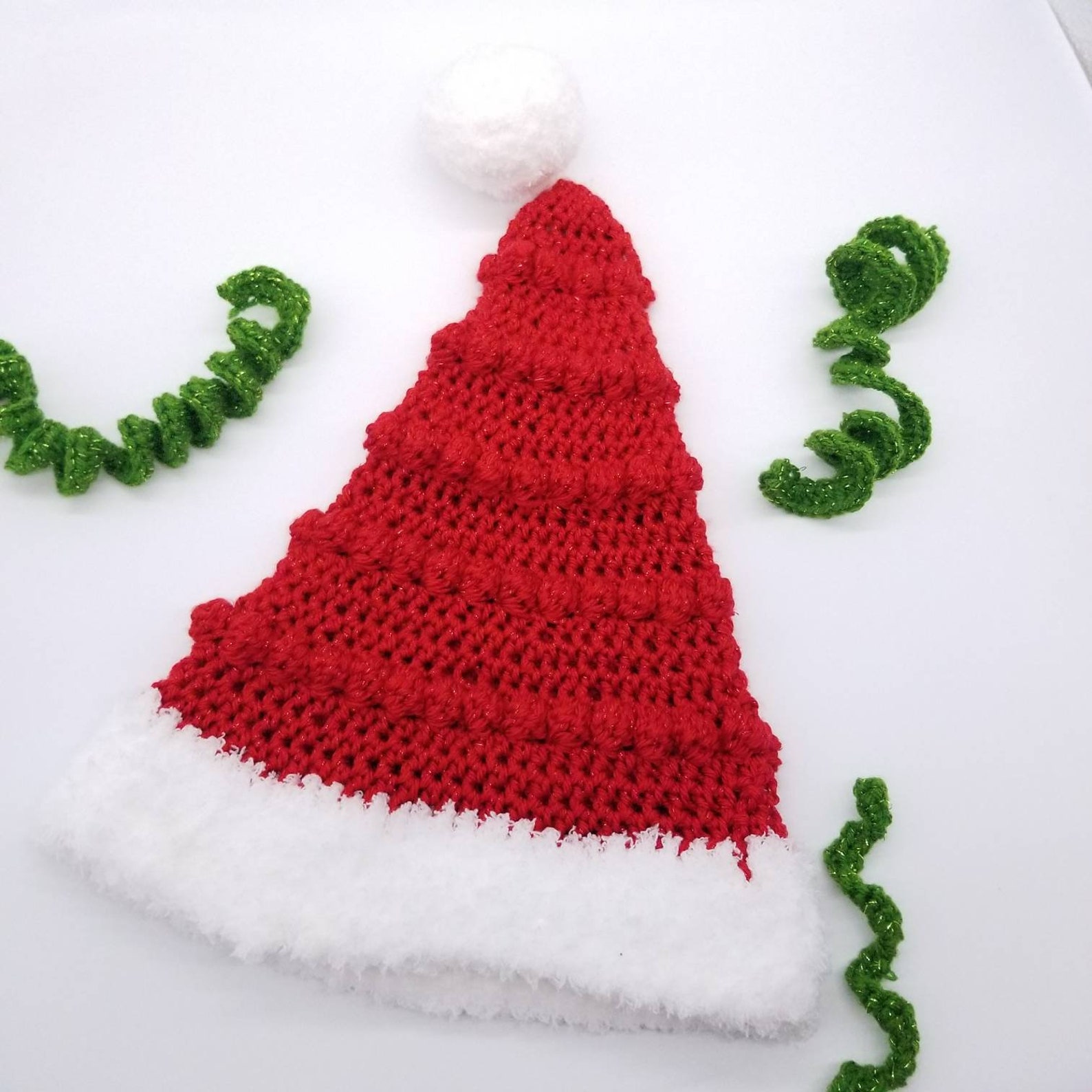 Sparkly Santa Hat Glitter Elf Hat Stocking Cap | Etsy