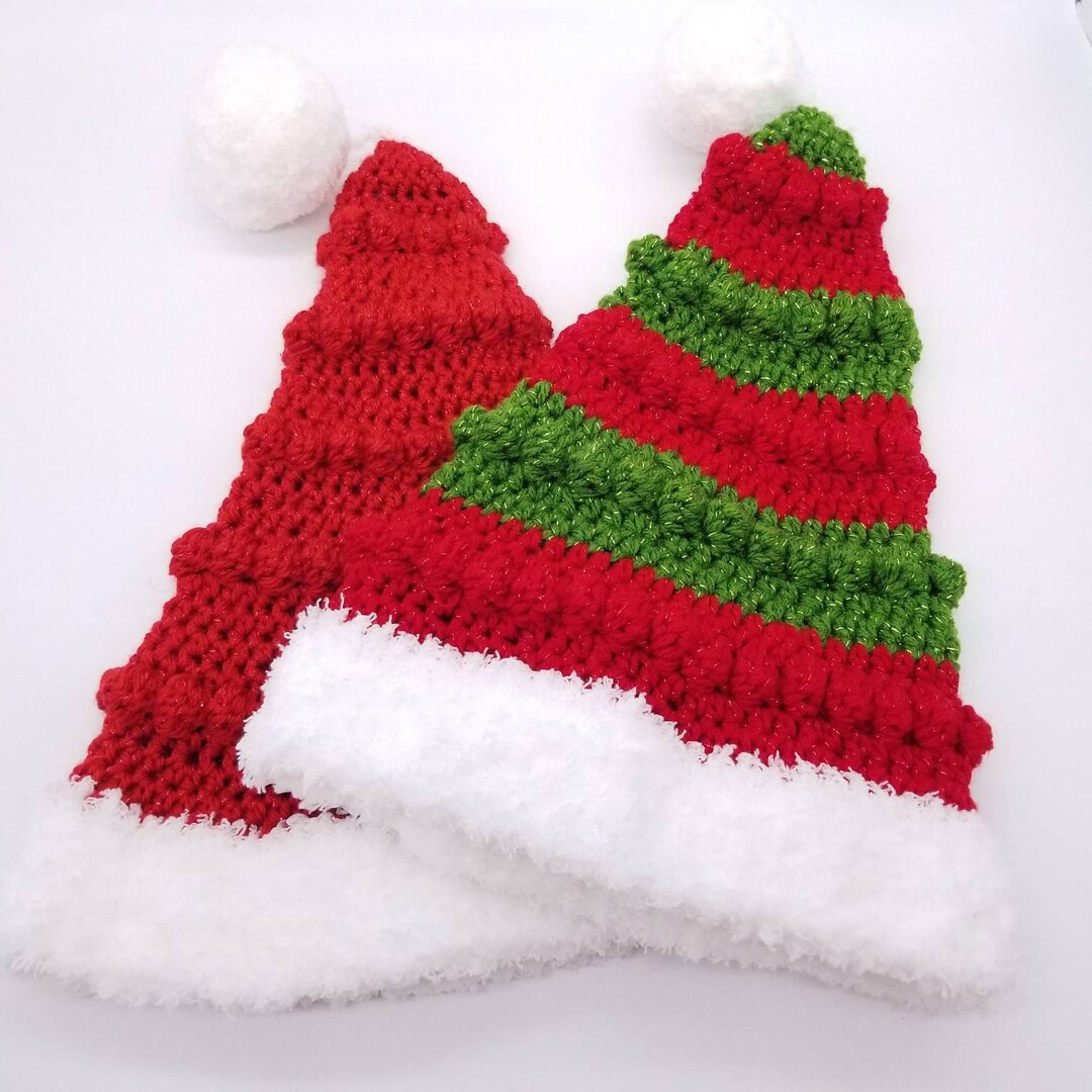 Sparkly Santa Hat, Glitter Elf Hat, Stocking Cap - Etsy
