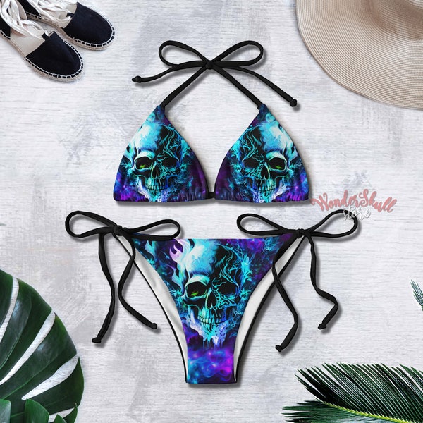 Skull Bikini - Etsy