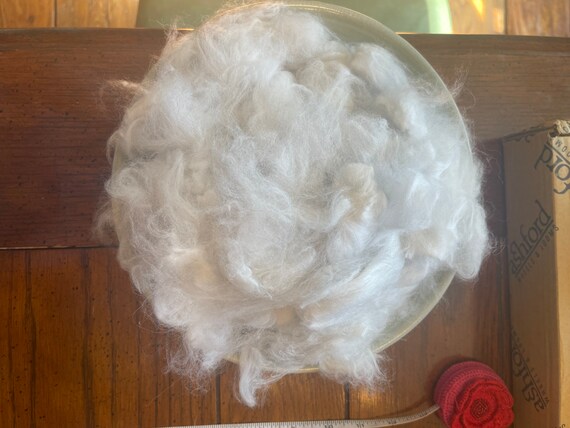 Black Raw English Angora Rabbit Fiber Wool zorro for | Etsy