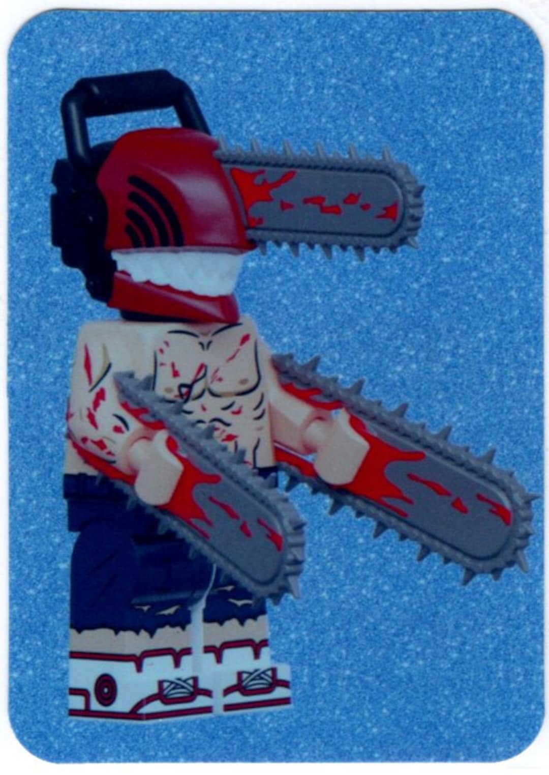 Chainsaw Man Denji Holographic Vending Machine Sticker - Etsy