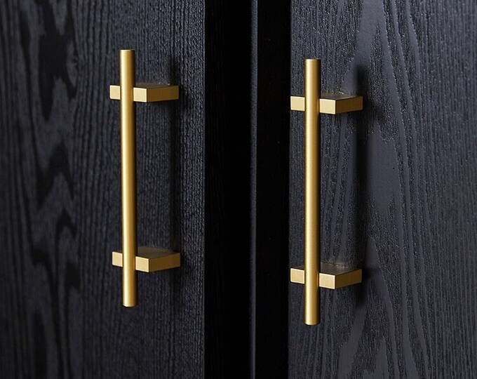 Brass Pulls Handles, Solid Brass Handles, Solid Brass Cabinet Handles ...