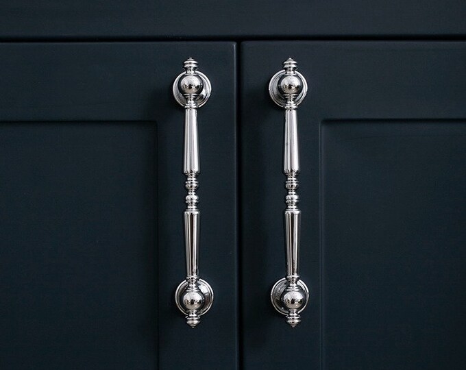 Polished Chrome Wardrobe Handles, Polished Chrome Hardware, Chrome ...