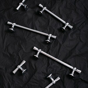 Chrome Brass Drawer Handles and Cabinet Pulls, Chrome Cabinet Hardware ...