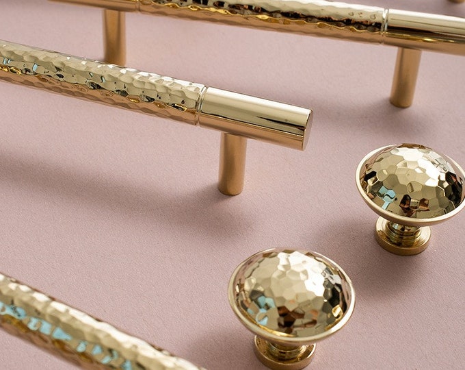 Polished Brass Cabinet Pulls, 3 3/4 Solid Brass Cabinet Handle, Polished Brass Hardware ...