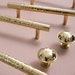 Polished Brass Cabinet Pulls, 3 3/4 Solid Brass Cabinet Handle ...
