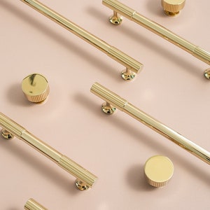 Solid Brass Knobs, Solid Brass Handles, Decorative Handles, Brass Pulls, Brass Pull Knob ...