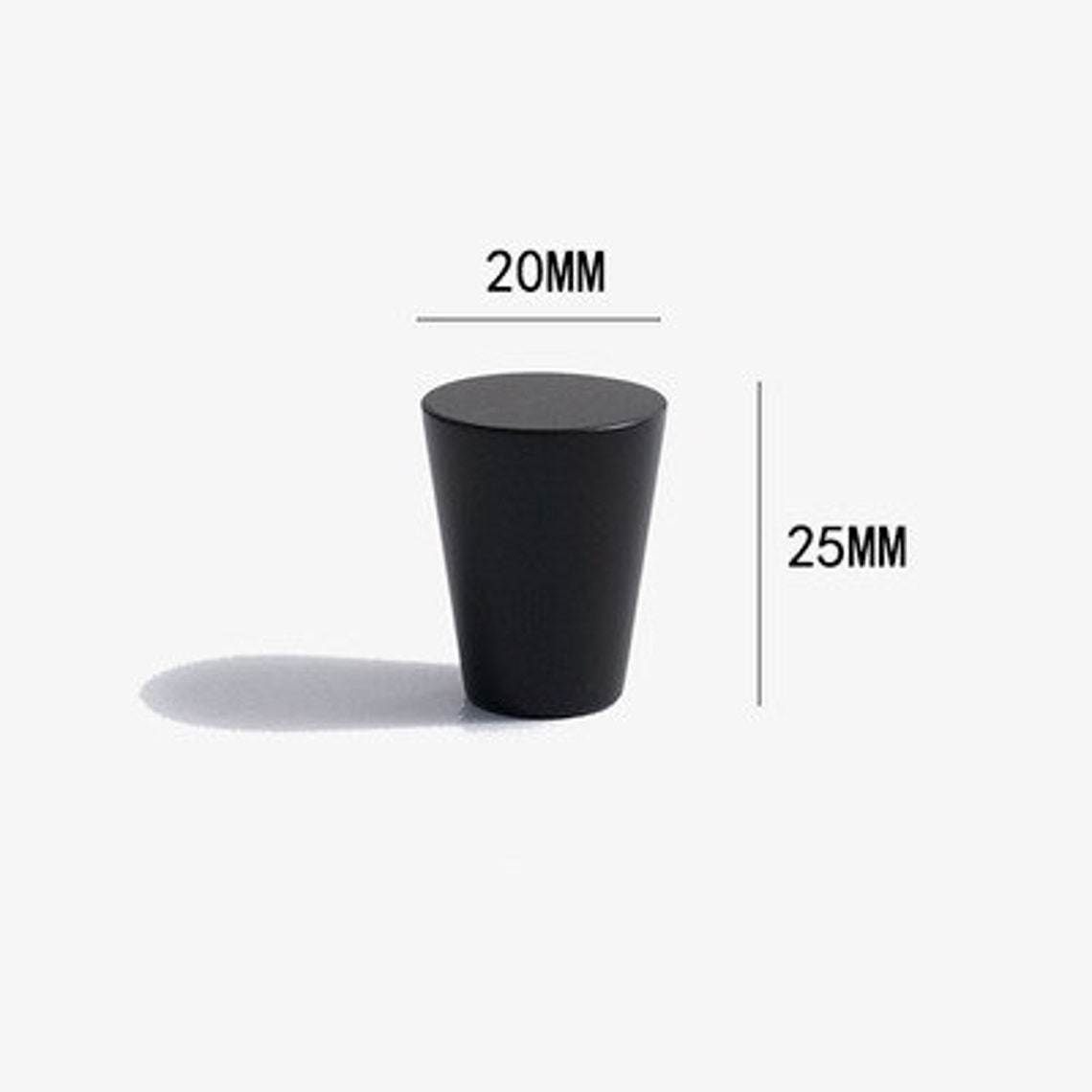 Matte Black Handles Black Cabinet Pulls Black Wardrobe | Etsy