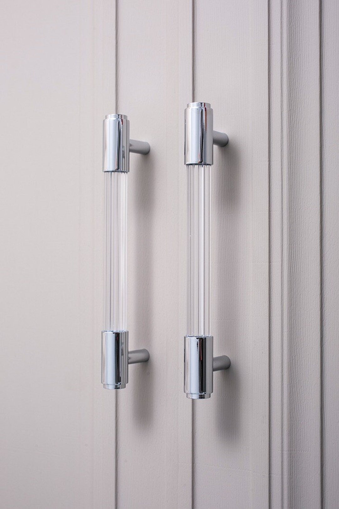 Chrome Drawer Pulls, Acrylic Cabinet Hardware, Brass Acrylic Drawer ...