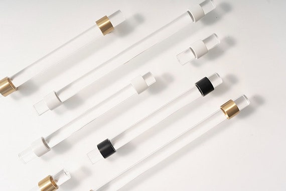 Acrylic Pulls and Knobs Acrylic Pull Handles Acrylic Cabinet - Etsy