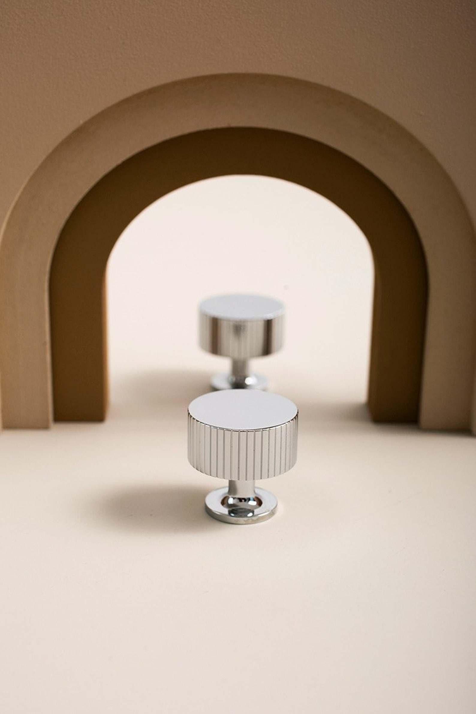 Polished Chrome Knob Polished Chrome Kitchen Cupboard - Etsy UK