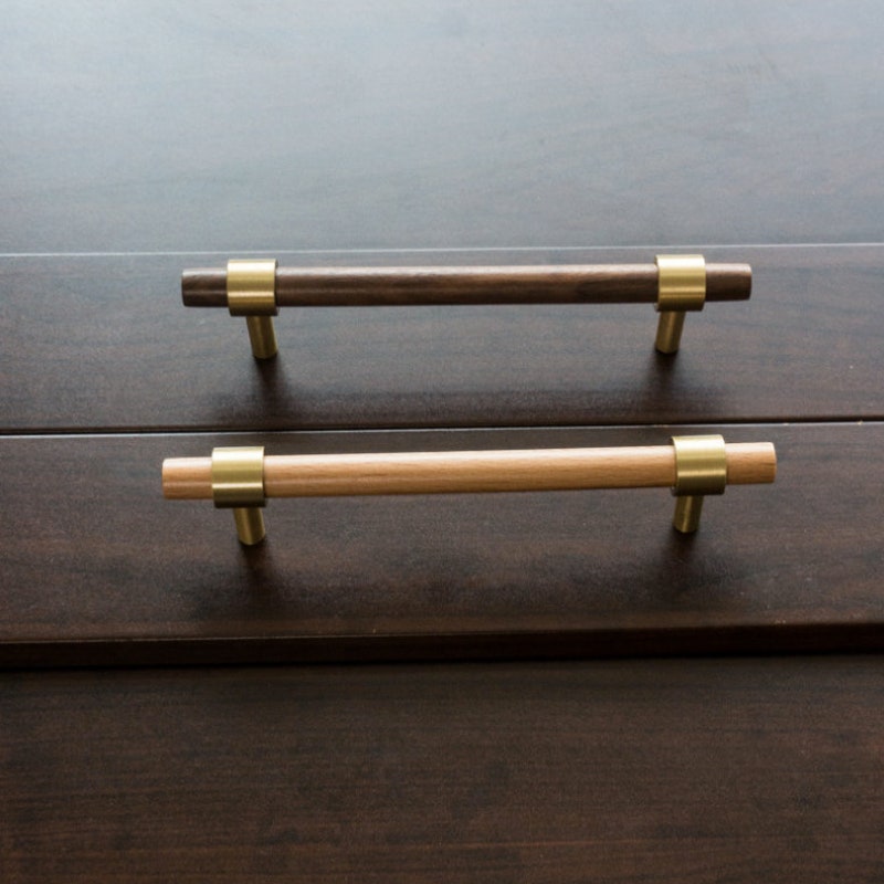 Wood Drawer Pulls - Etsy