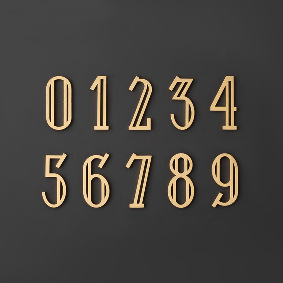 Front Door Signs, Brass Door Numbers, Front Door Decor Metal, Quirky ...