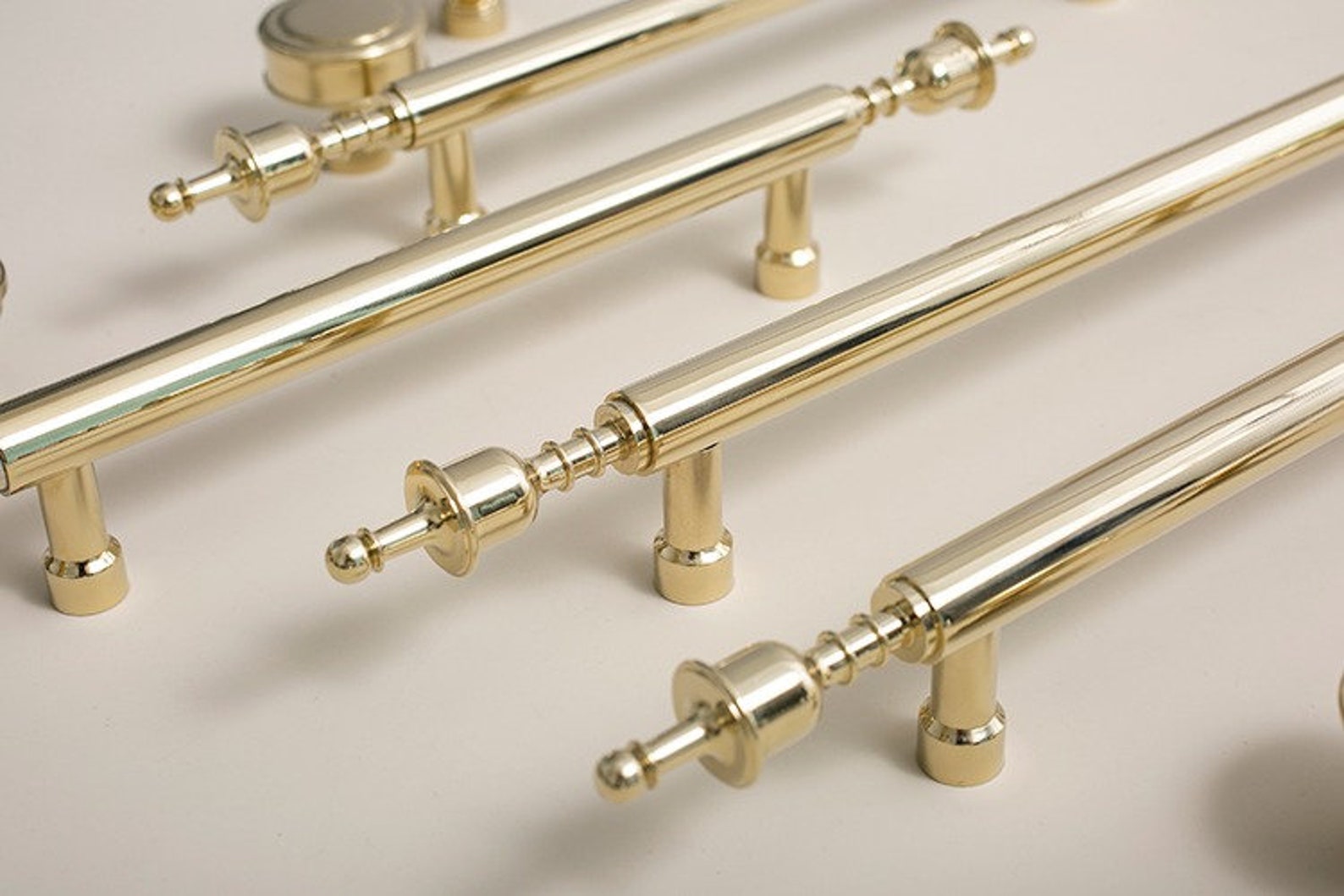 Solid Brass Knobs Polished Brass Hardware Brass Knobs for - Etsy