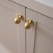 Traditional Style Brass Knobs Classic Cabinet Hardware - Etsy
