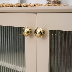 Polished Brass Cabinet Pulls, 3 3/4 Solid Brass Cabinet Handle, Polished Brass Hardware ...